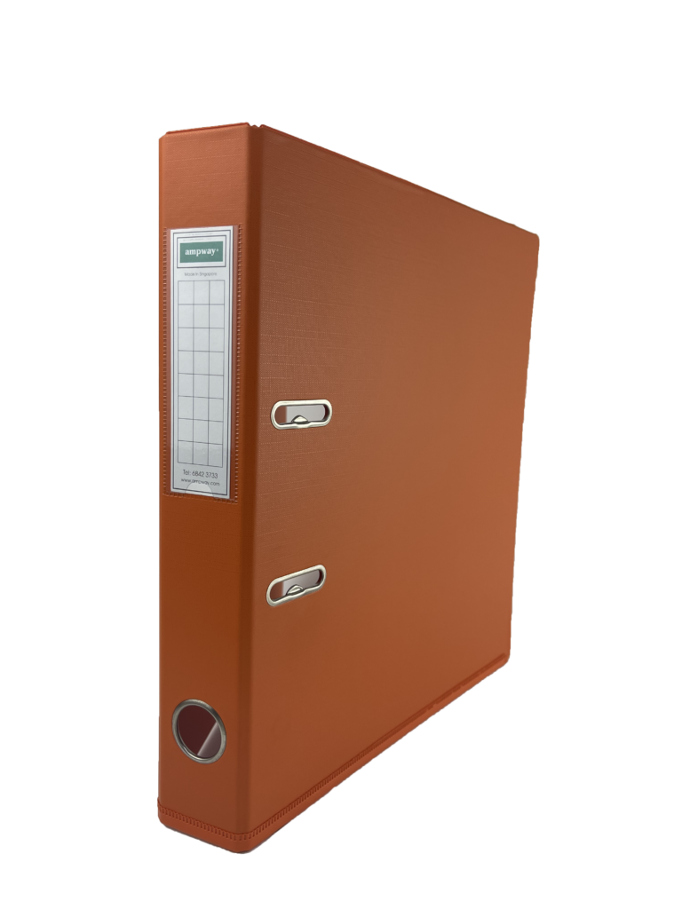 A4 50mm Lever Arch File Orange #12 (Height 31.5cm) - Ampway Industries ...