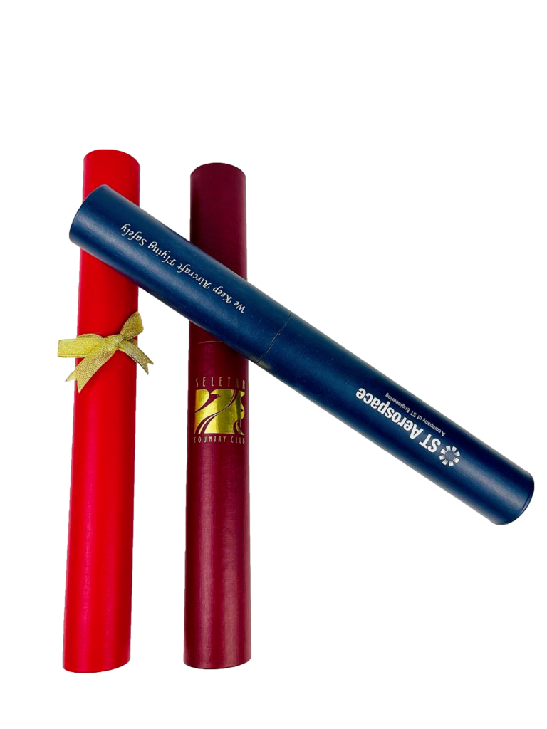 Customised Certificate Scroll - Ampway Industries Pte Ltd